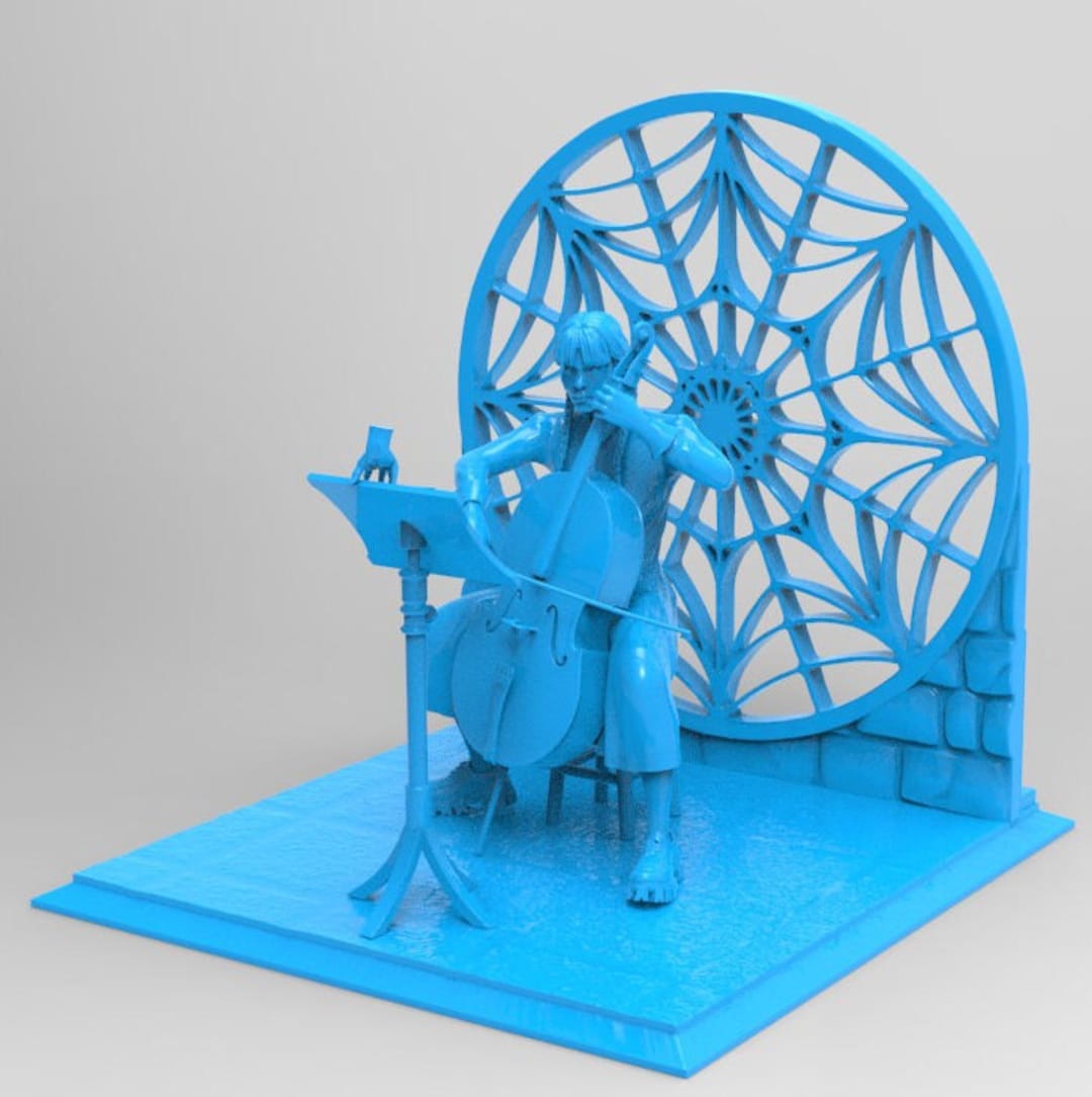 Wednesday Addams Cello 3d Model STL File for Printing - Etsy