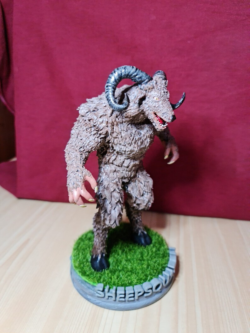 Sheepsquatch 3D Model Print File STL Monster Legend - Etsy