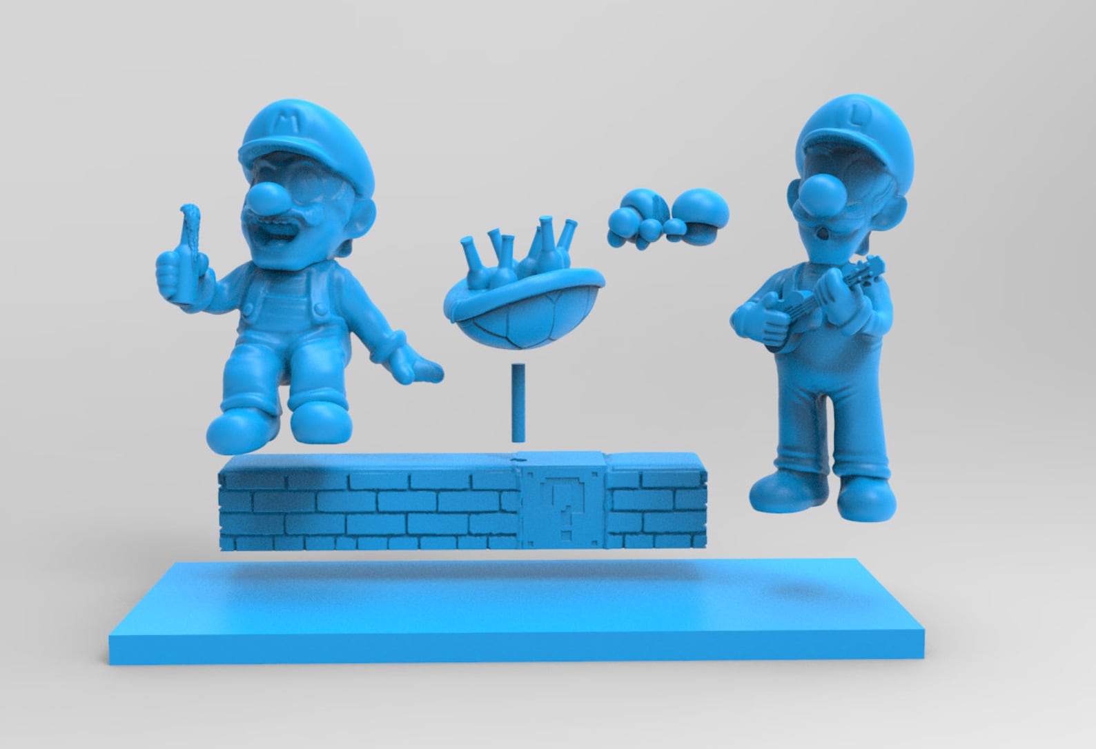 Super Mario Bros (stl File) - Etsy