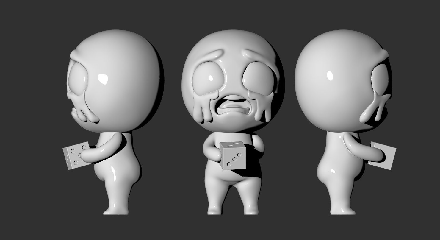 ISAAC by the Binding of Isaac 3dmodel STL - Etsy