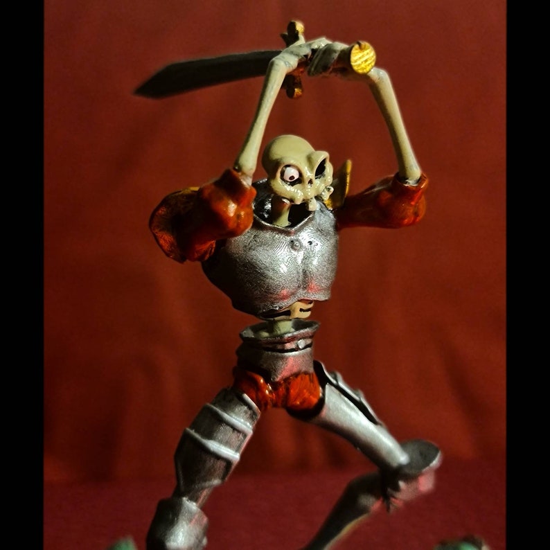 Medievil Sir Daniel Fortesque Statue Action Figure Zombie Kill - Etsy