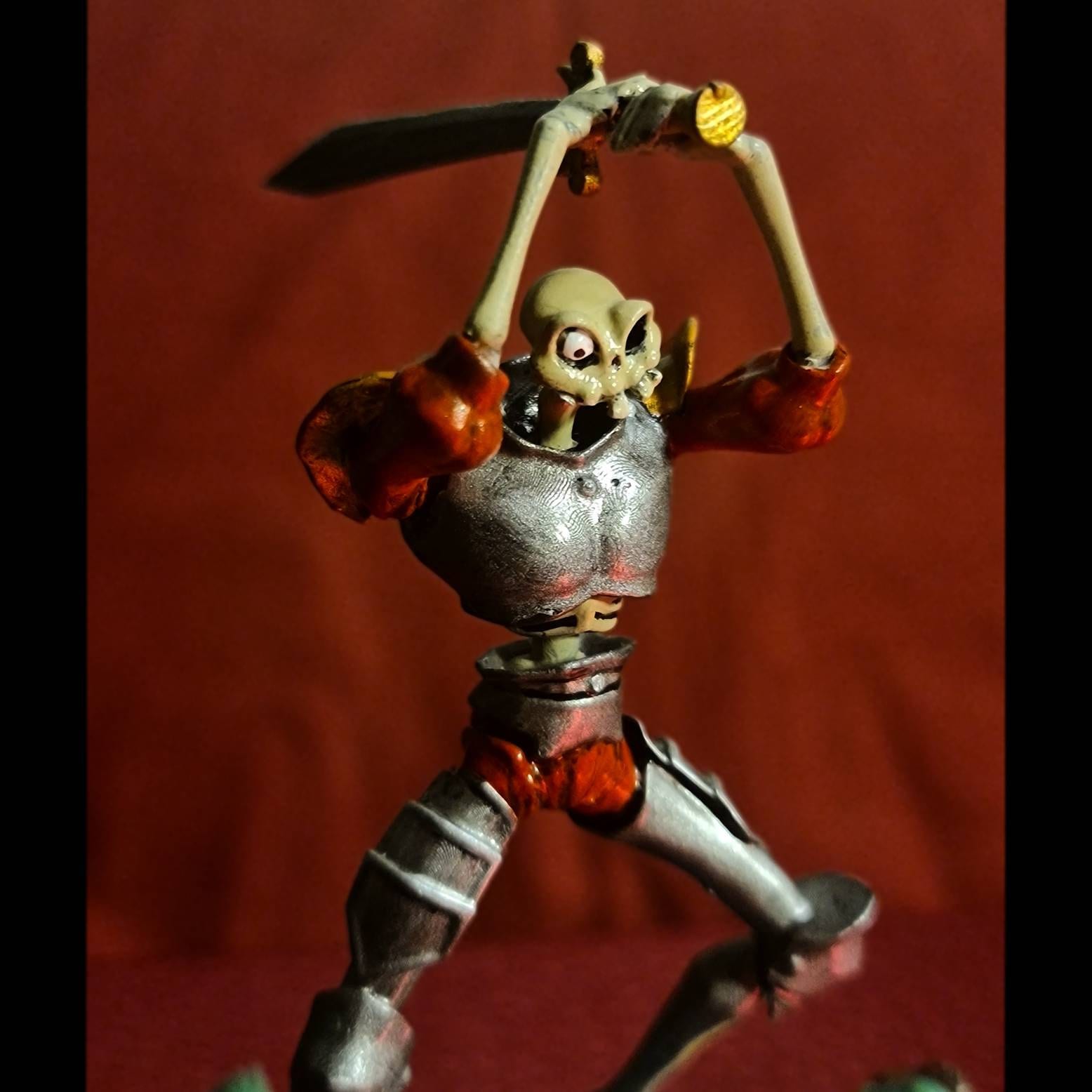Medievil Sir Daniel Fortesque Statue Action Figure Zombie Kill - Etsy