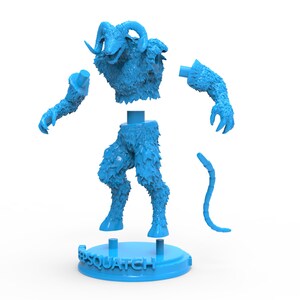 Sheepsquatch 3D Model Print File STL Monster Legend - Etsy