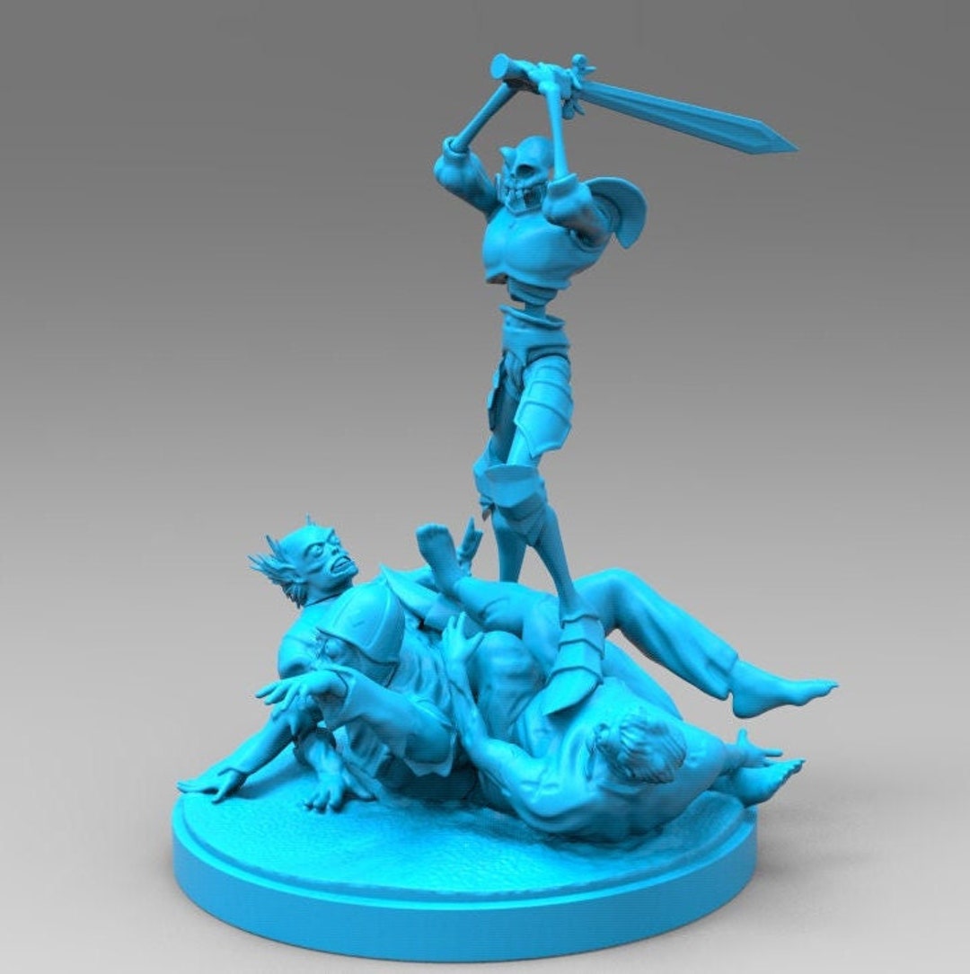 Medievil Statue Sir Daniel Fortesque File Stl for Printing - Etsy