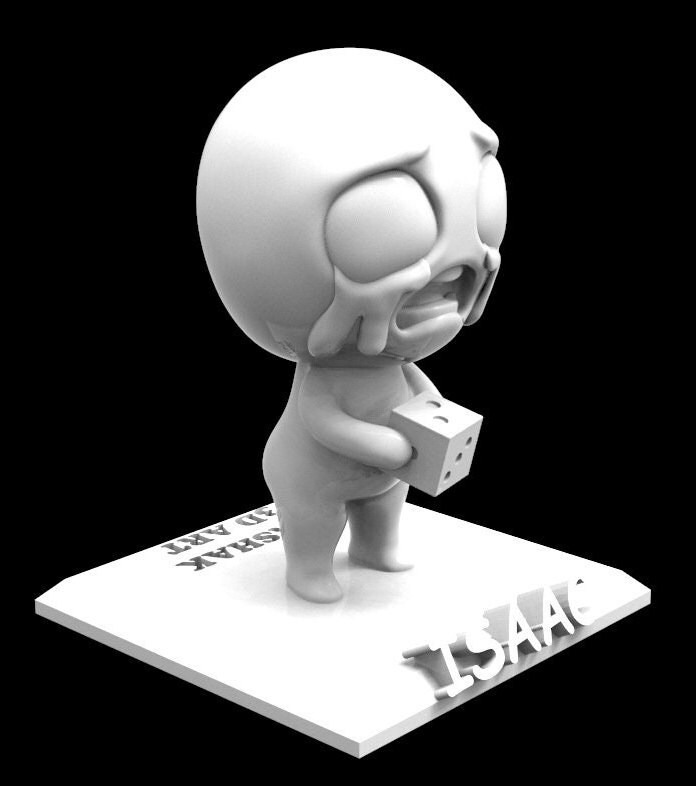 ISAAC by the Binding of Isaac 3dmodel STL - Etsy