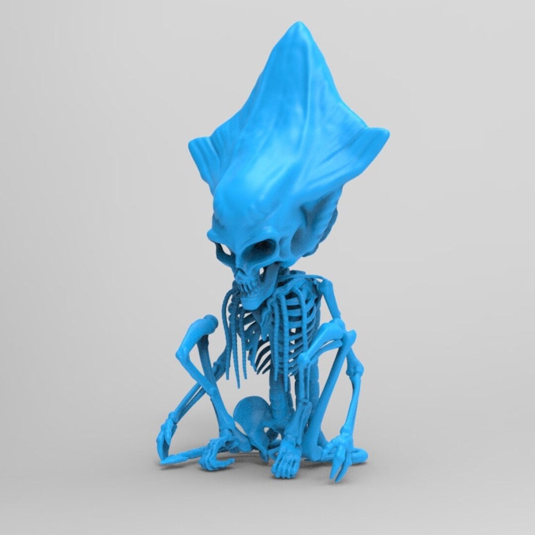 Alien Skeleton, Skeleton in the Jar Model2 Harvester Mod2 - Etsy