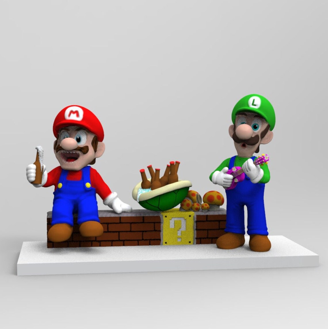 Super Mario Bros (stl File) - Etsy