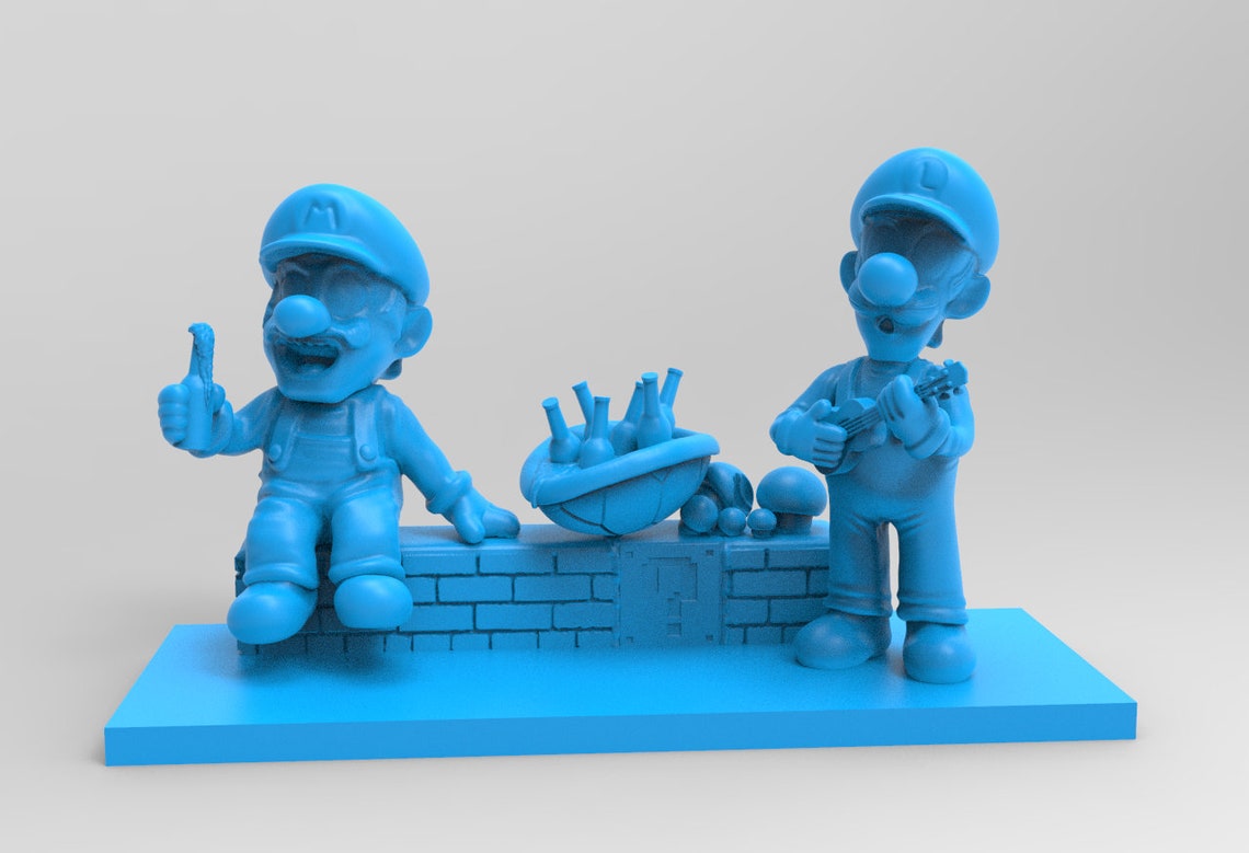Super Mario Bros (stl File) - Etsy