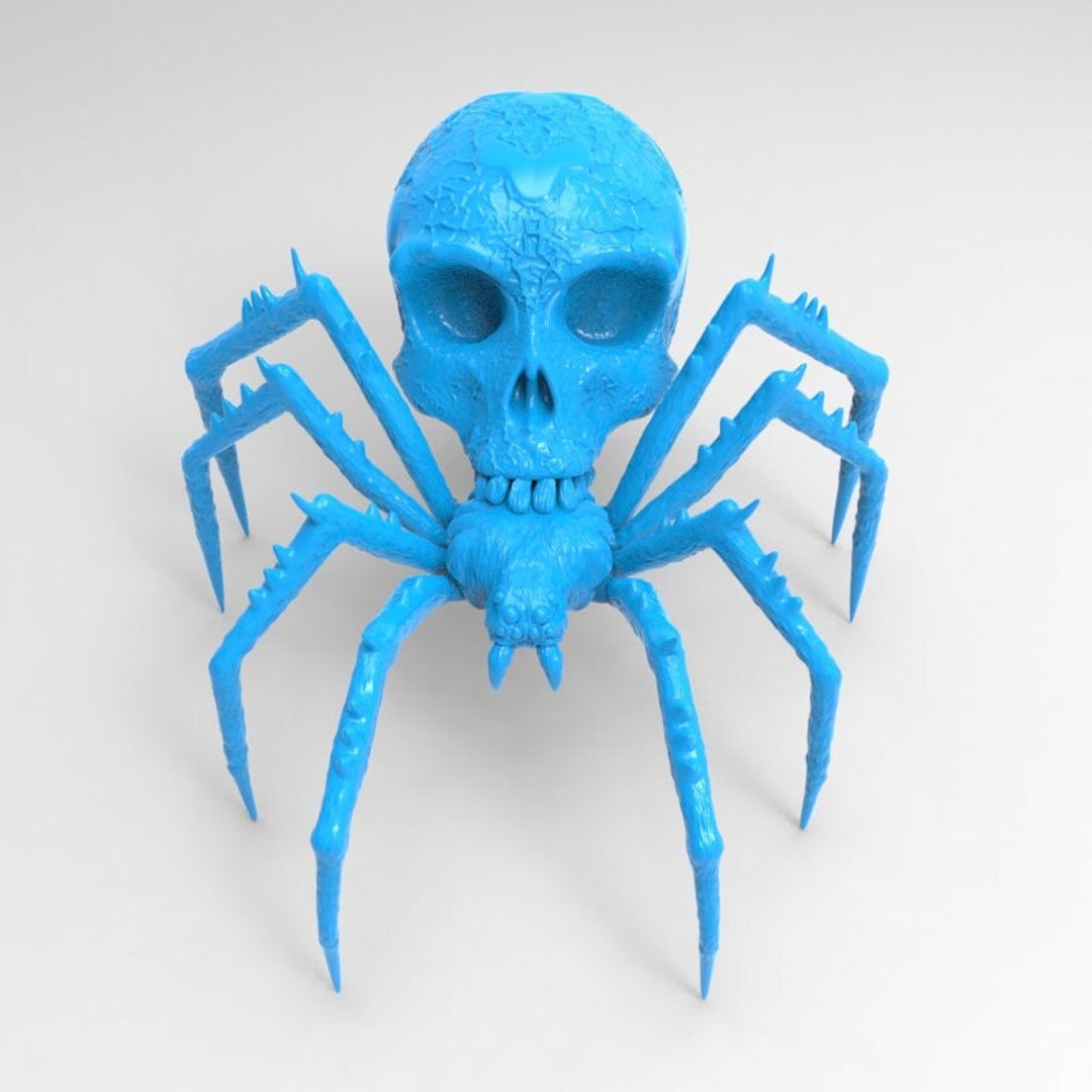 Skull Scary Spide Skeleton - Etsy