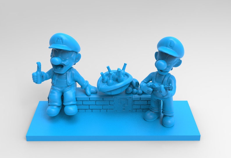 Super Mario Bros (stl File) - Etsy