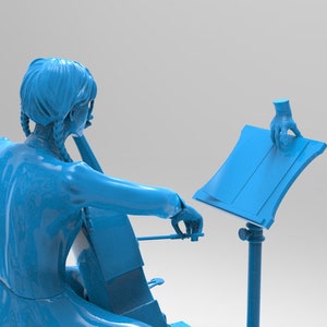 Wednesday Addams Cello 3d Model STL File for Printing - Etsy