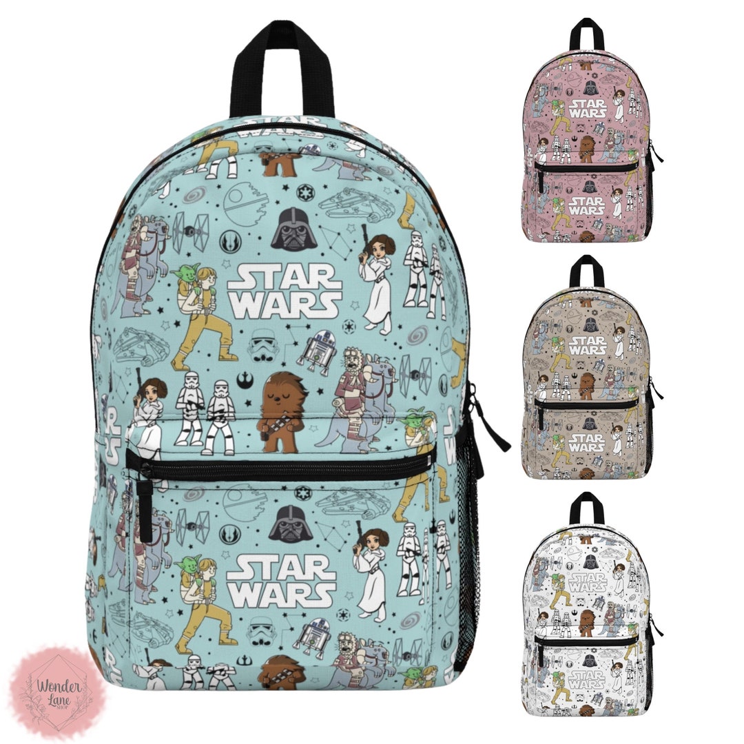 Star Wars Characters Backpack, Disney Backpack, Star Wars Bag, Park Day ...