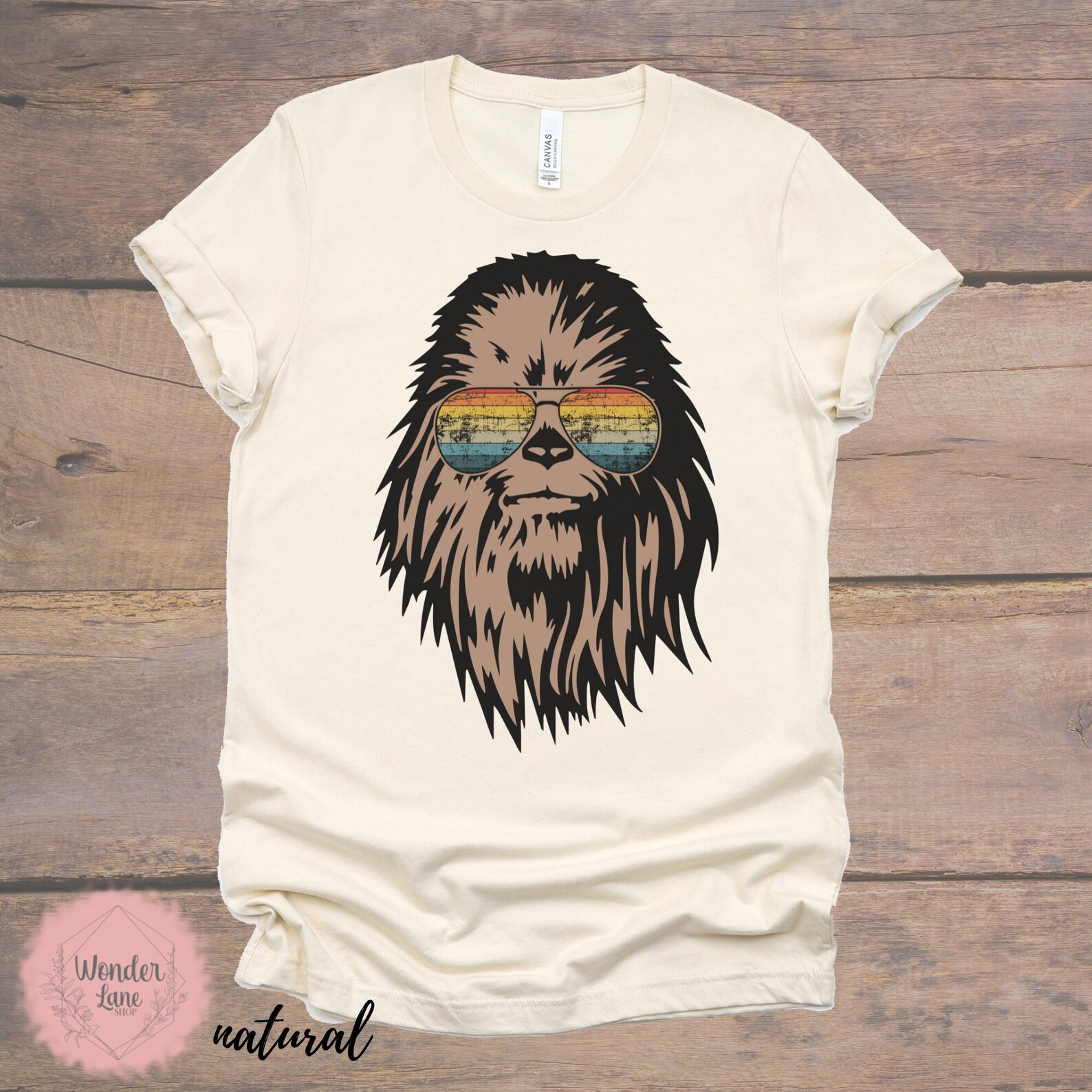 Chewbacca Shirt Star Wars Tee Chewie Tshirt Galaxy's - Etsy