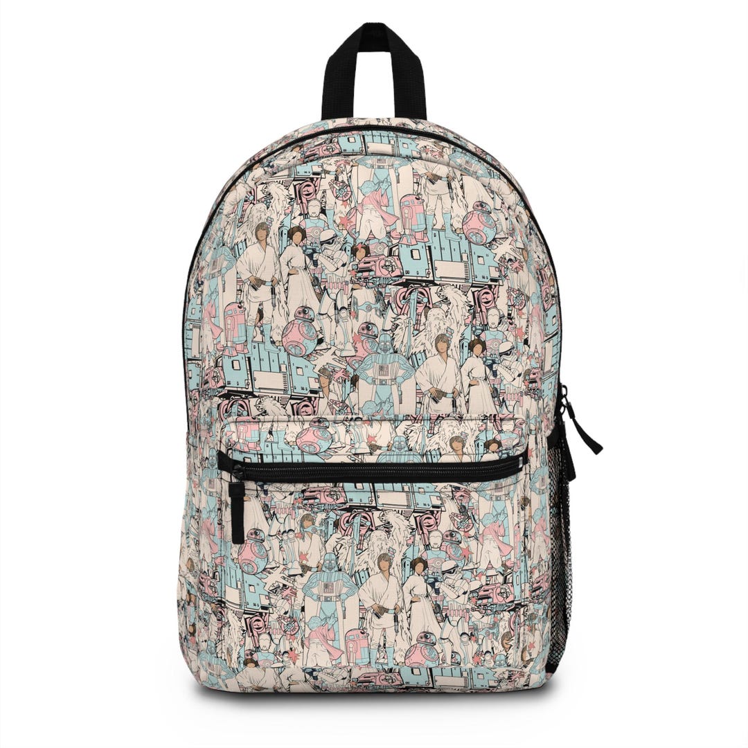Retro Star Wars Characters Backpack, Star Wars Bag, Back to School Star ...
