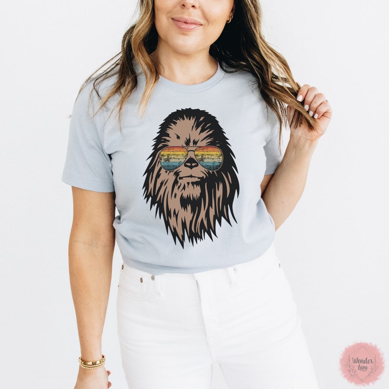 Chewbacca Shirt Star Wars Tee Chewie Tshirt Galaxy's - Etsy
