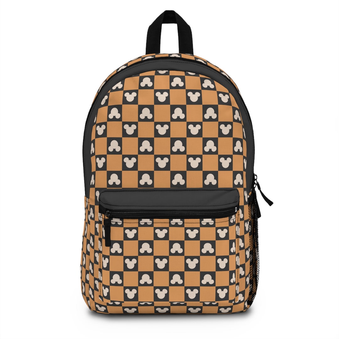 Halloween Mickey Mouse Checkered Backpack, Disney Halloween Backpack ...