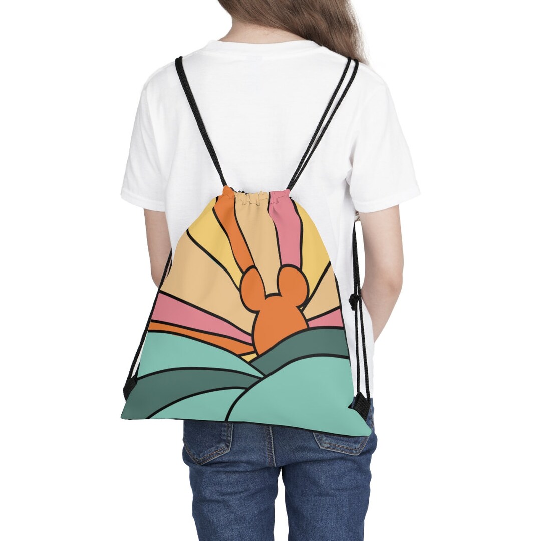 Mickey Sunshine Drawstring Bag, Disney Drawstring Bag, Vacation ...
