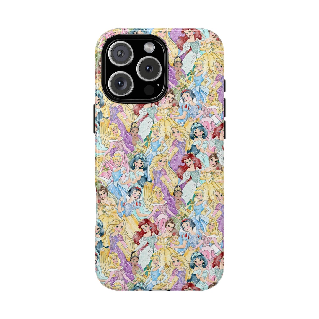 Disney Princesses Tough Phone Case, Disney Hard Phone Case, Disneyland ...