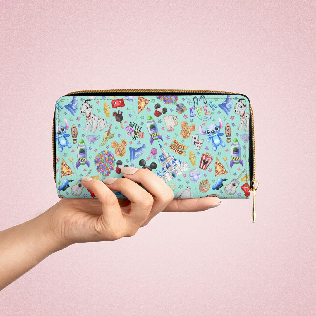 Best Day Ever Disney Zipper Wallet, Mickey Mouse Zipper Wallet, Disney ...