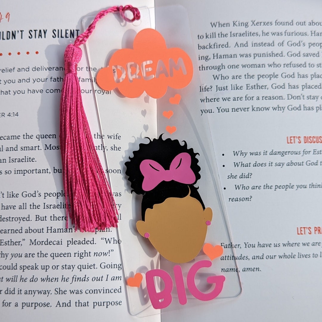 Acrylic Bookmark |dream Big Bundle | Bookmarks | Gifts for Book Lovers ...