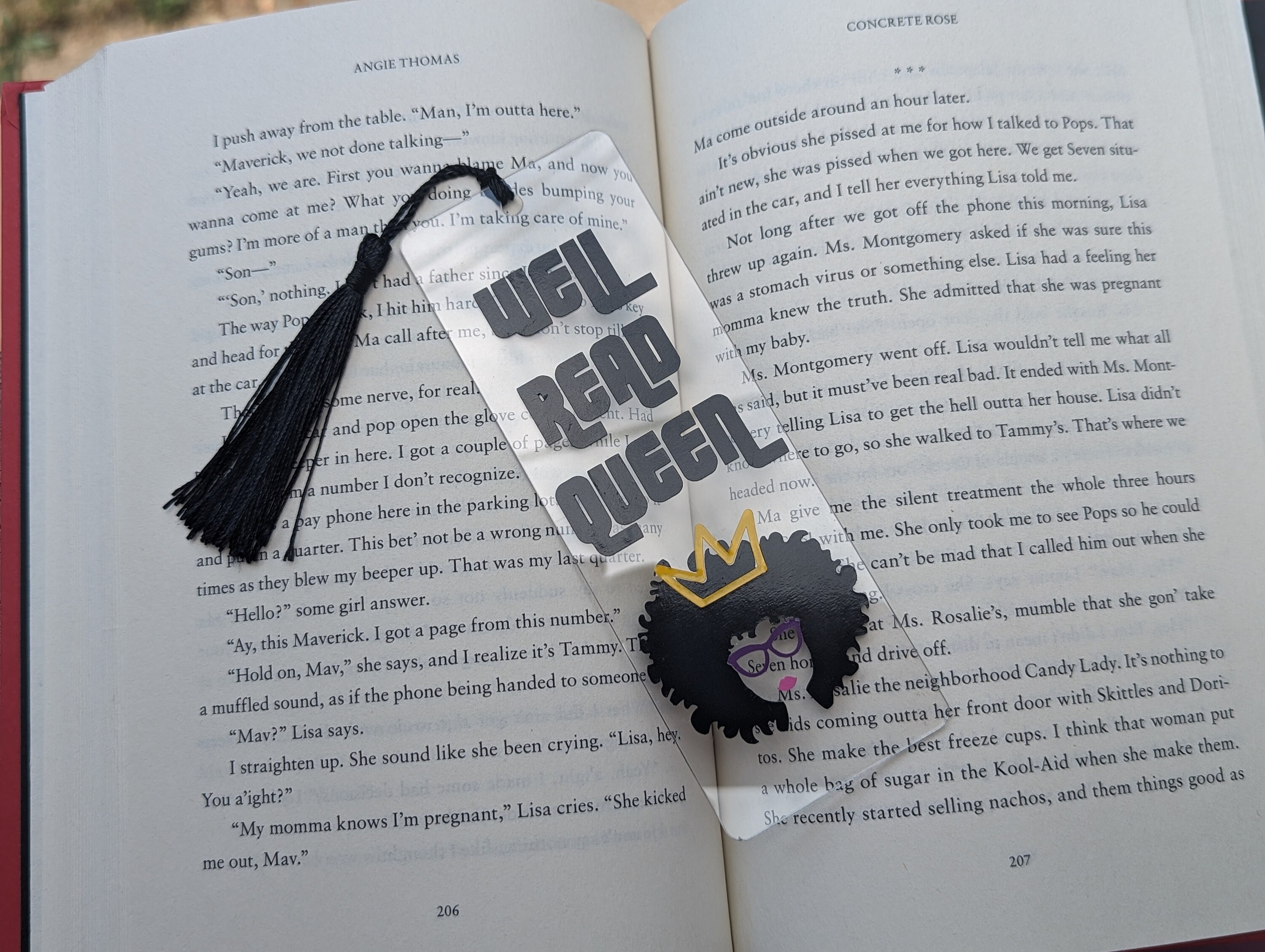 Acrylic Bookmark Bookmarks Gifts for Book Lovers Well Read Bookworm ...