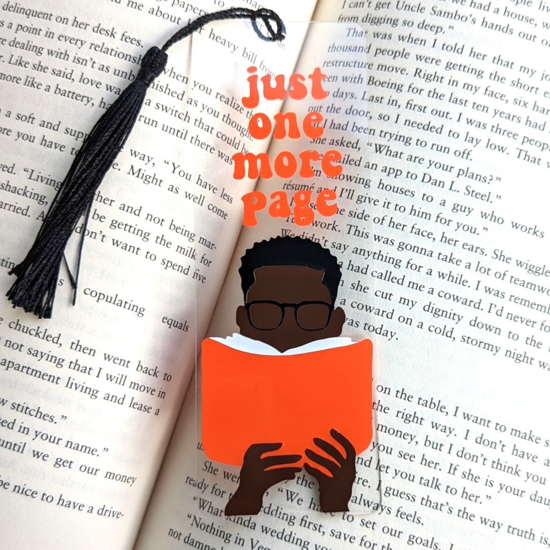 Acrylic Bookmark (male) | Bookmarks | Gifts for Book Lovers | Bookworm ...
