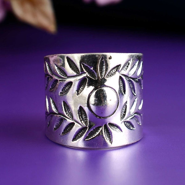 Silver Cuff Ring - Etsy