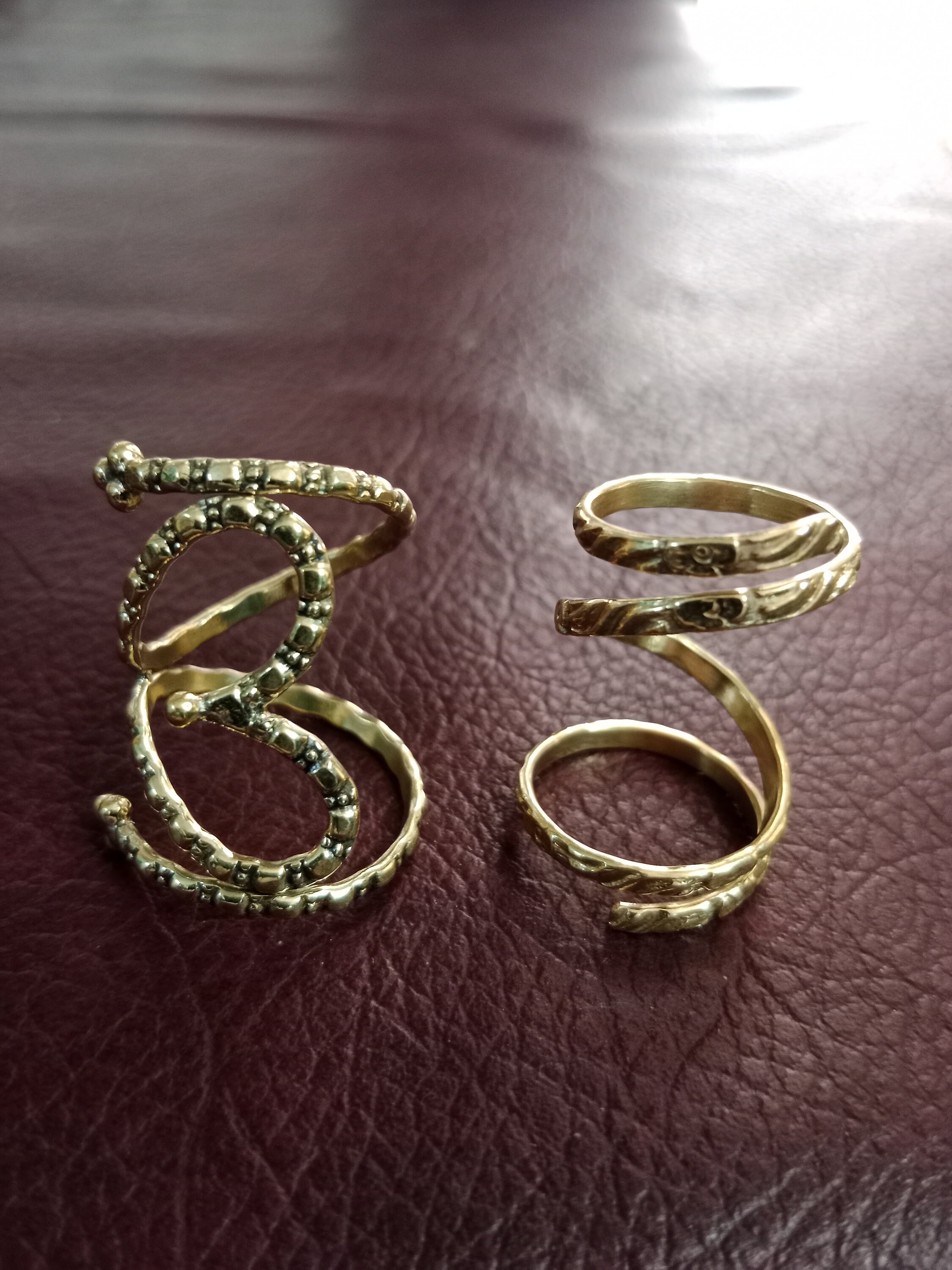 EDS Splint Knuckle Rings 18k Gold Arthritis Rings Dainty - Etsy Israel