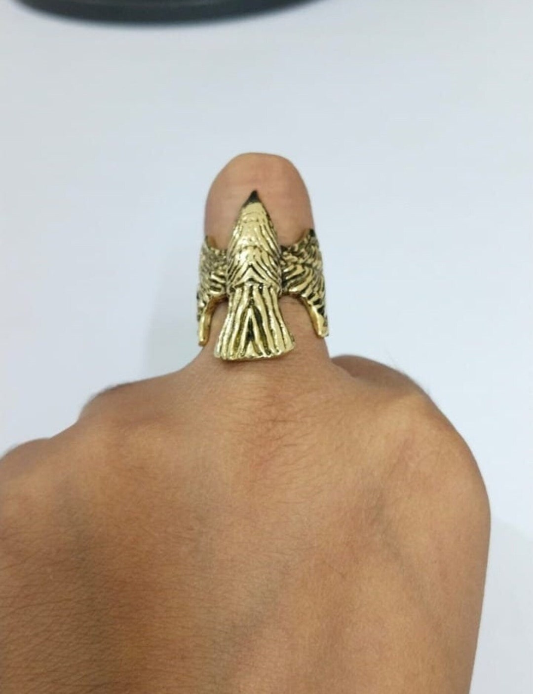 Gold Eagle Men's Ring, American Eagle Ring, Winged Eagle Ring, Gift for ...