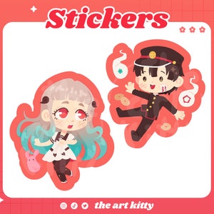 Hanako-kun Stickers / Yashiro Nene & Hanako Decorative Sticker - Etsy