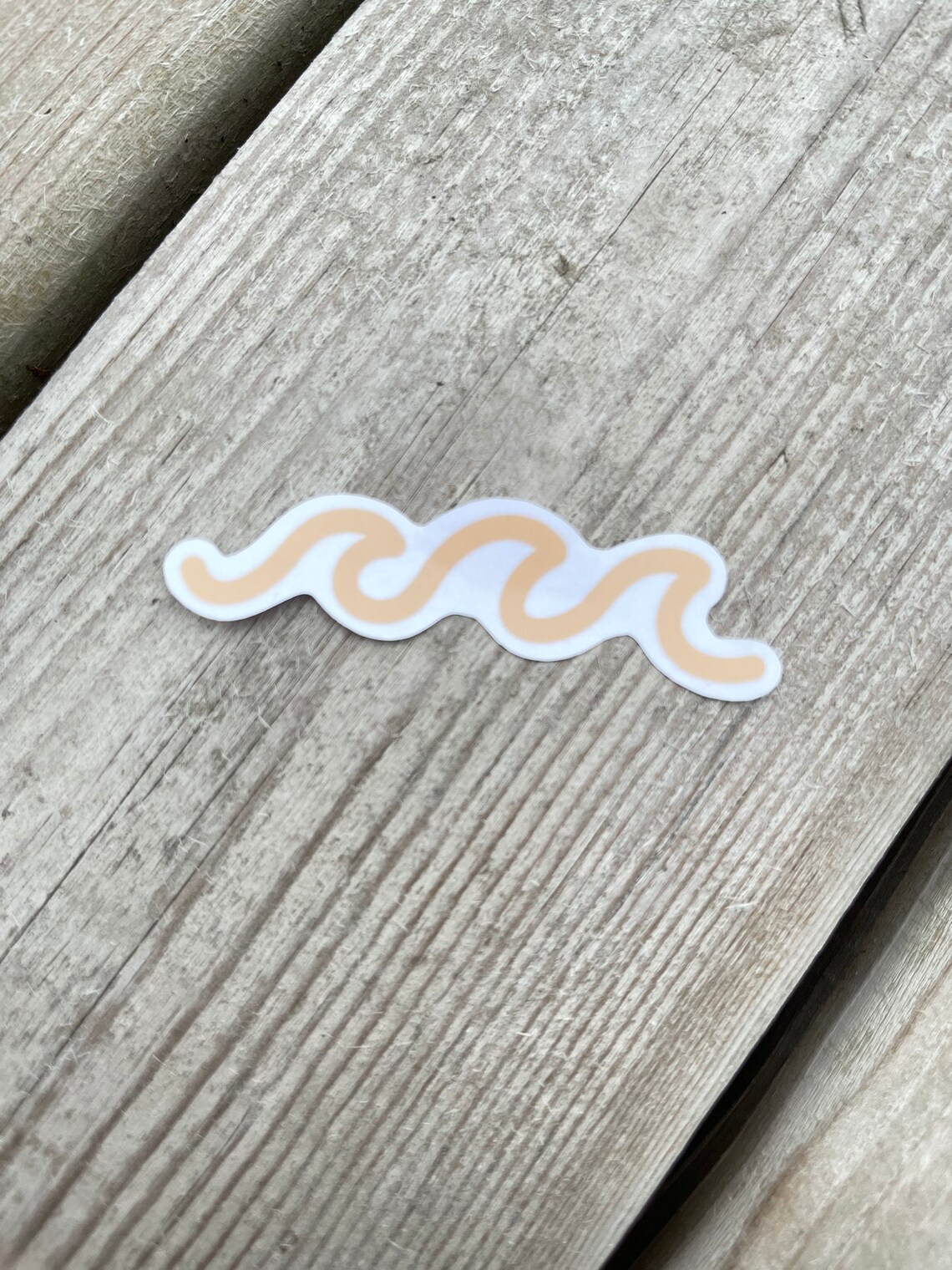 Wave stickers clear & waterproof | Etsy