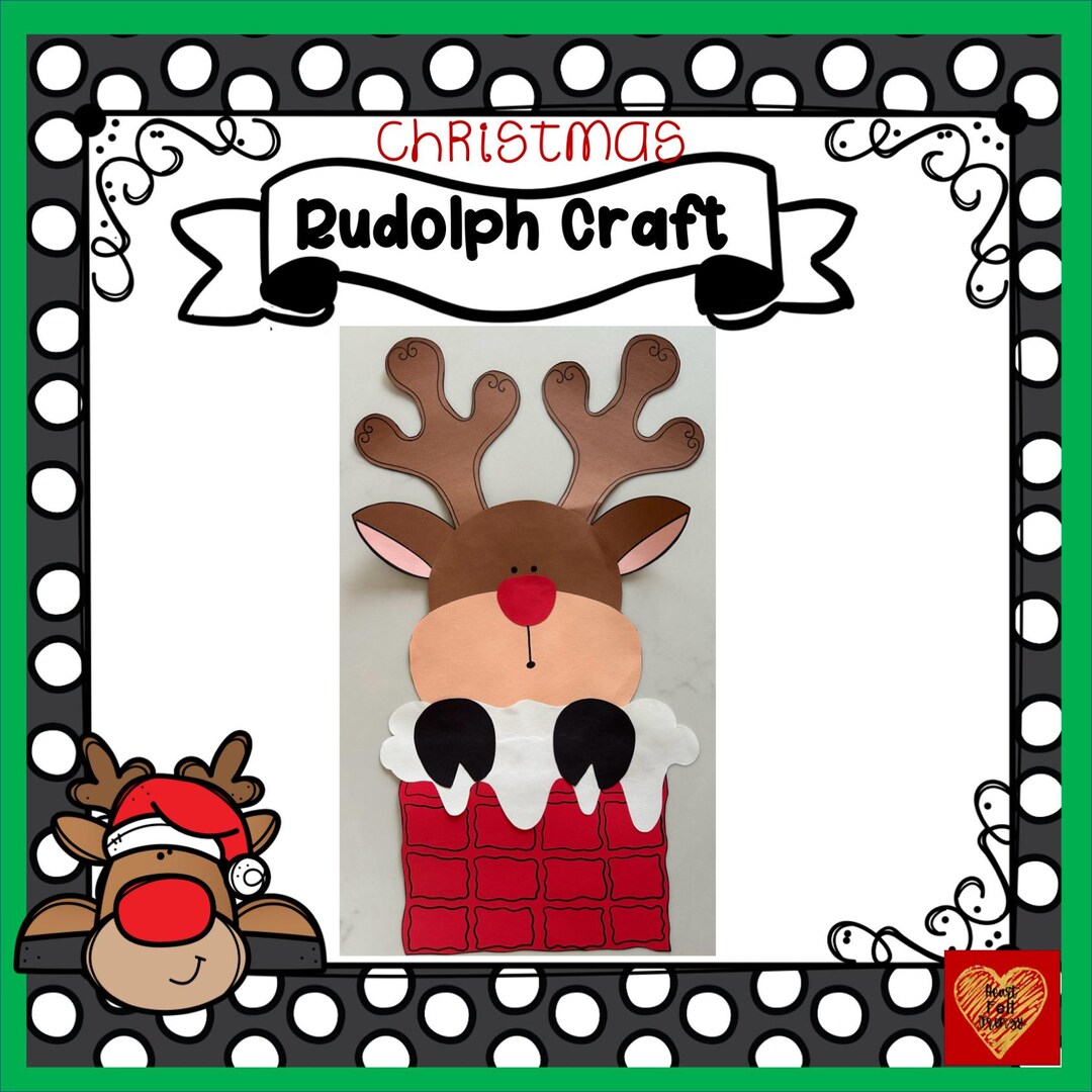 Rudolph Christmas Craft, Christmas Kid Crafts, Paper Crafts, Holiday ...