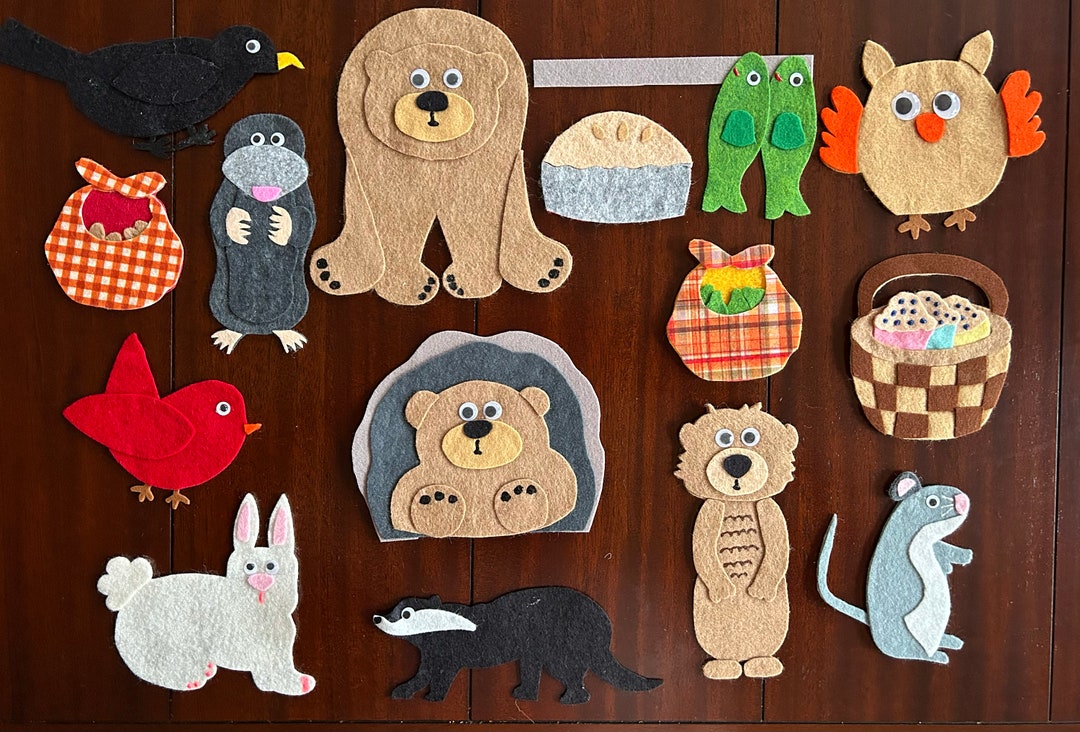 Bear Says Thank You Felt Story, Educational, Literacy, Story Time ...