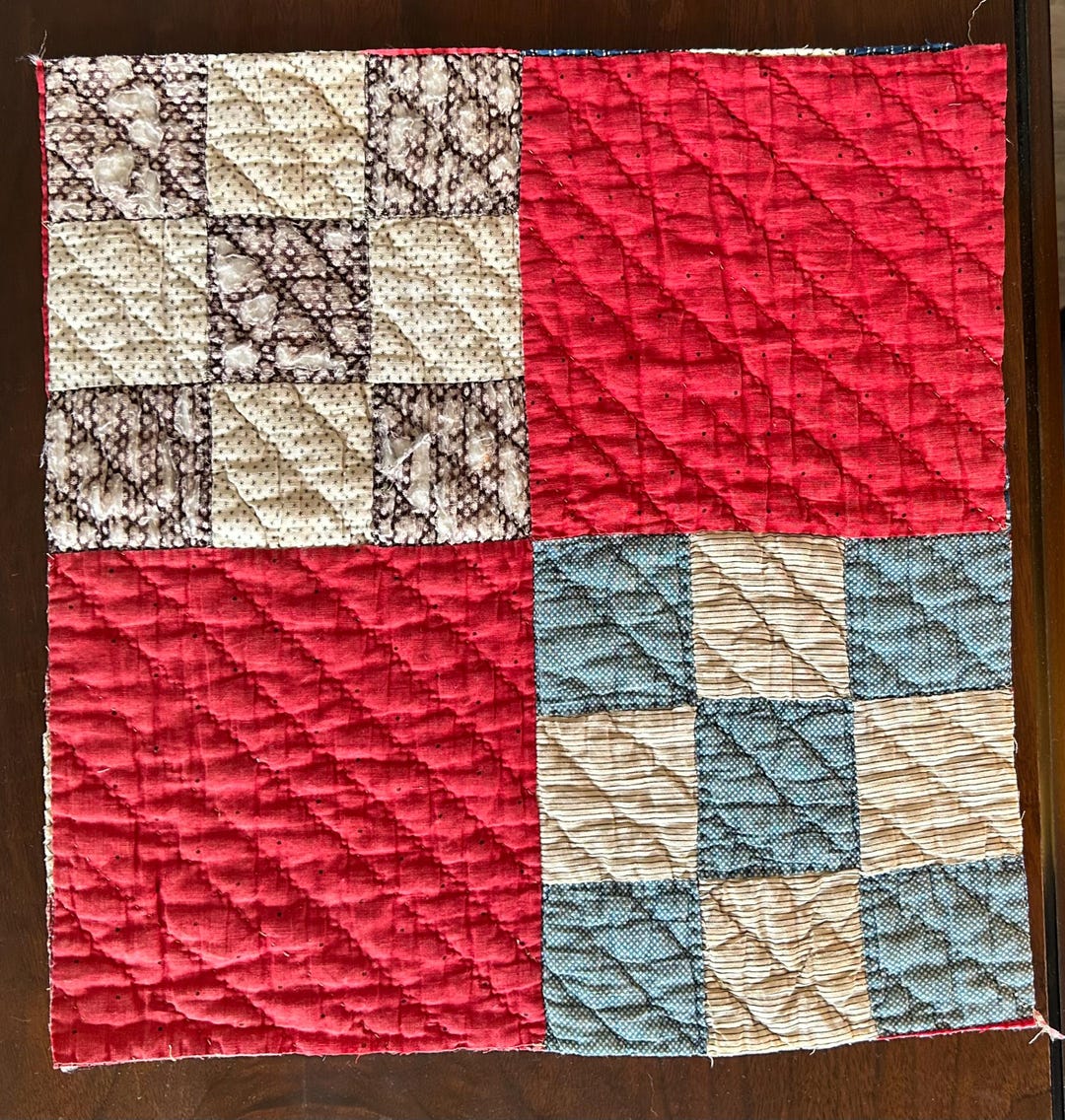 Vintage Quilt Pieces, Feedsack Quilts for Crafting, Feedsack Quilt ...