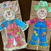 Scarecrow Sack Puppet Templete, Sack Puppet Pattern, Color, Cut, Glue ...