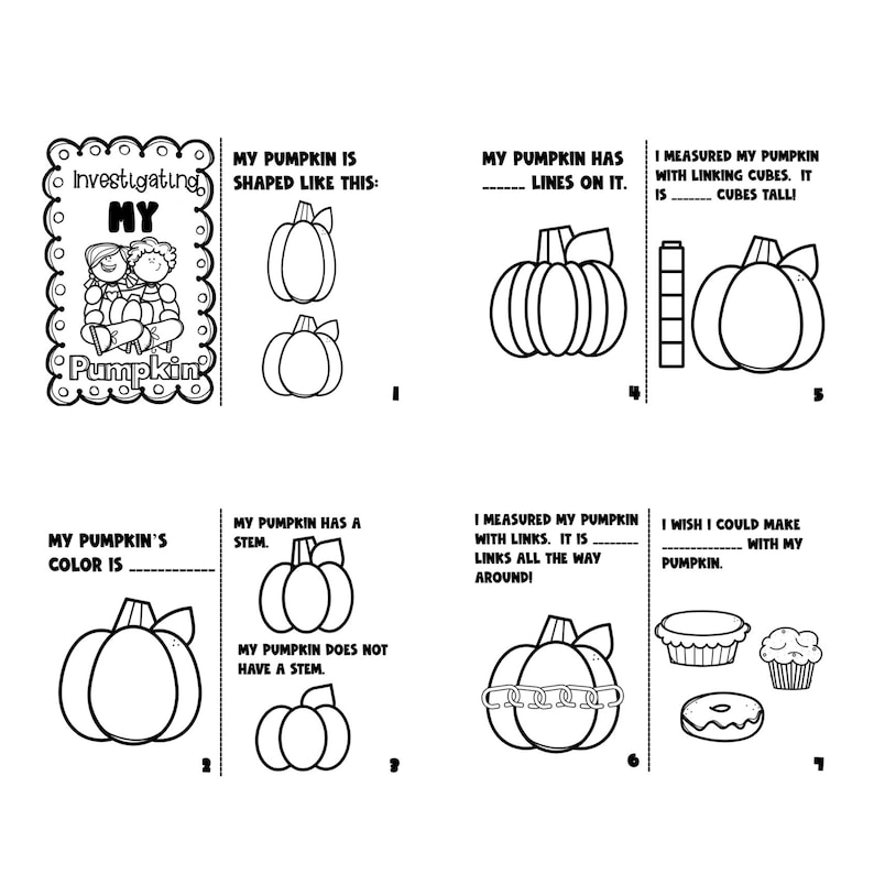 Pumpkin Investigation Activities for Kids, Pumpkin Activities for the ...