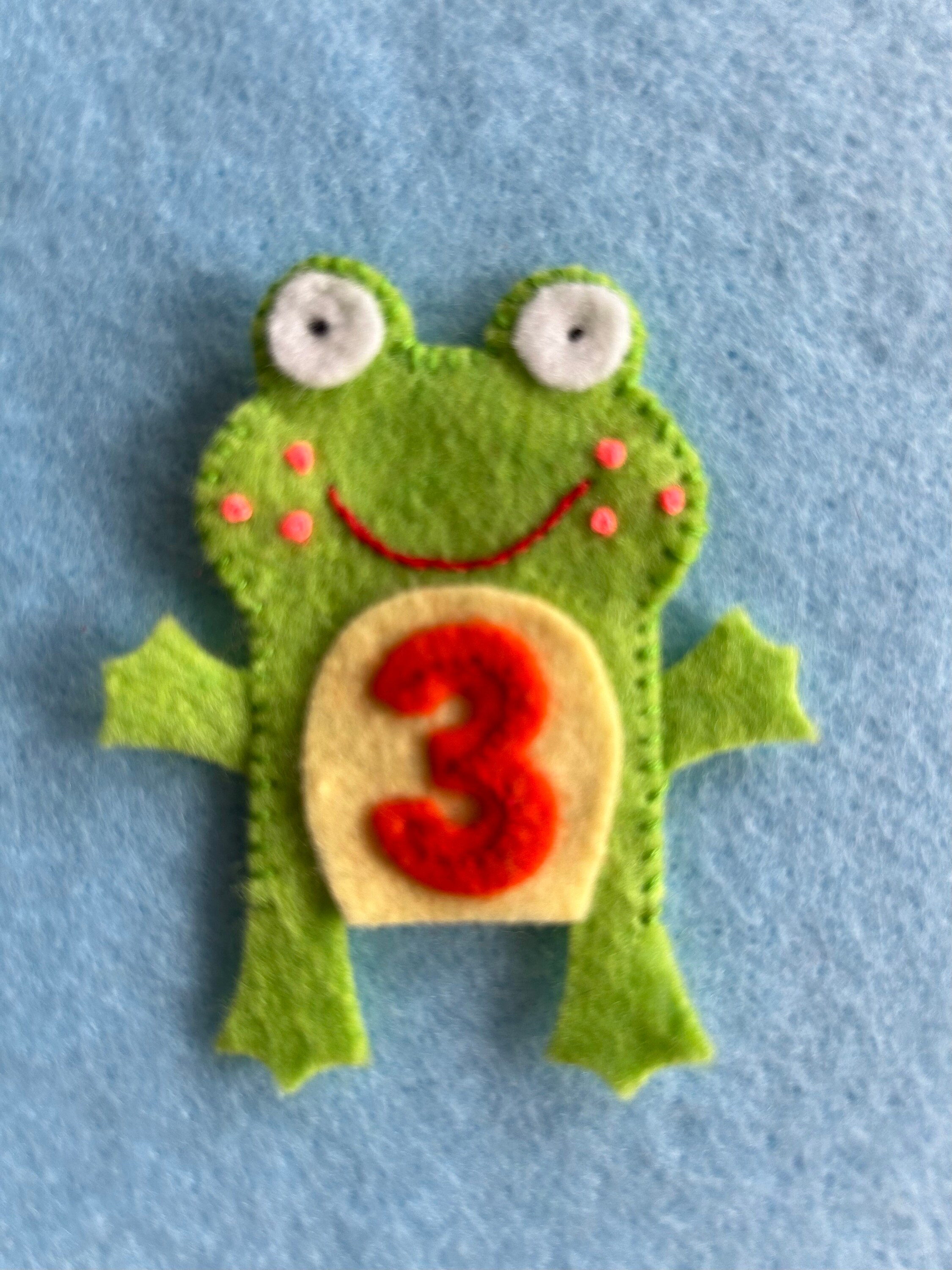 5 Little Frogs Educational Finger Puppet Finger Plays Educational ...