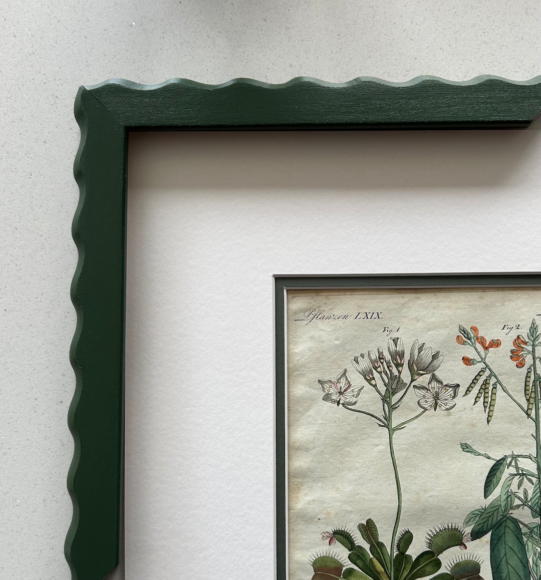 Wavy Wiggle Picture Frames 30mm in F&B and Little Greene Colours ...