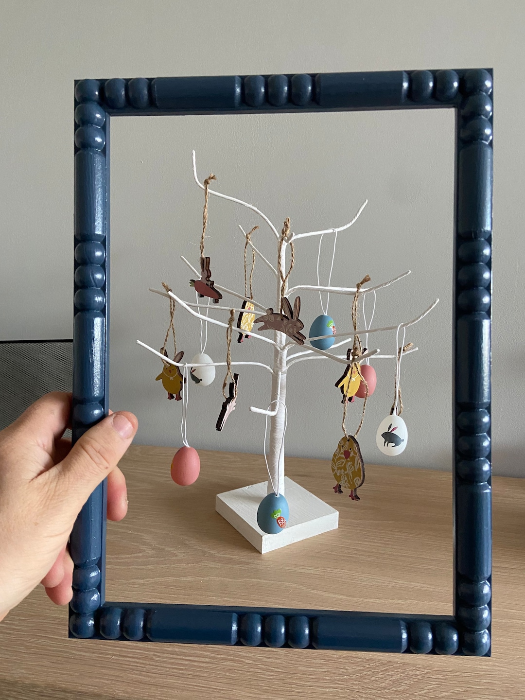 Exclusive 20mm Hand Painted Oak Bobbin and Barrel Picture Frame 8x6 ...