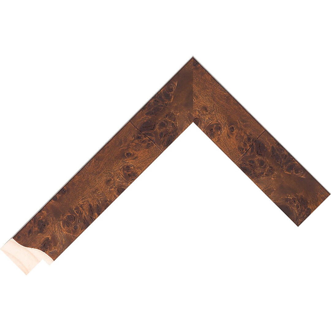 Burr Walnut Curved Picture Frame, Custom Made - Etsy