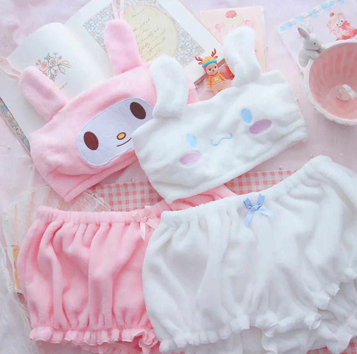 Sanrio Melody Sleepwear Cinnamoroll Sleepwear Sanrio Etsy