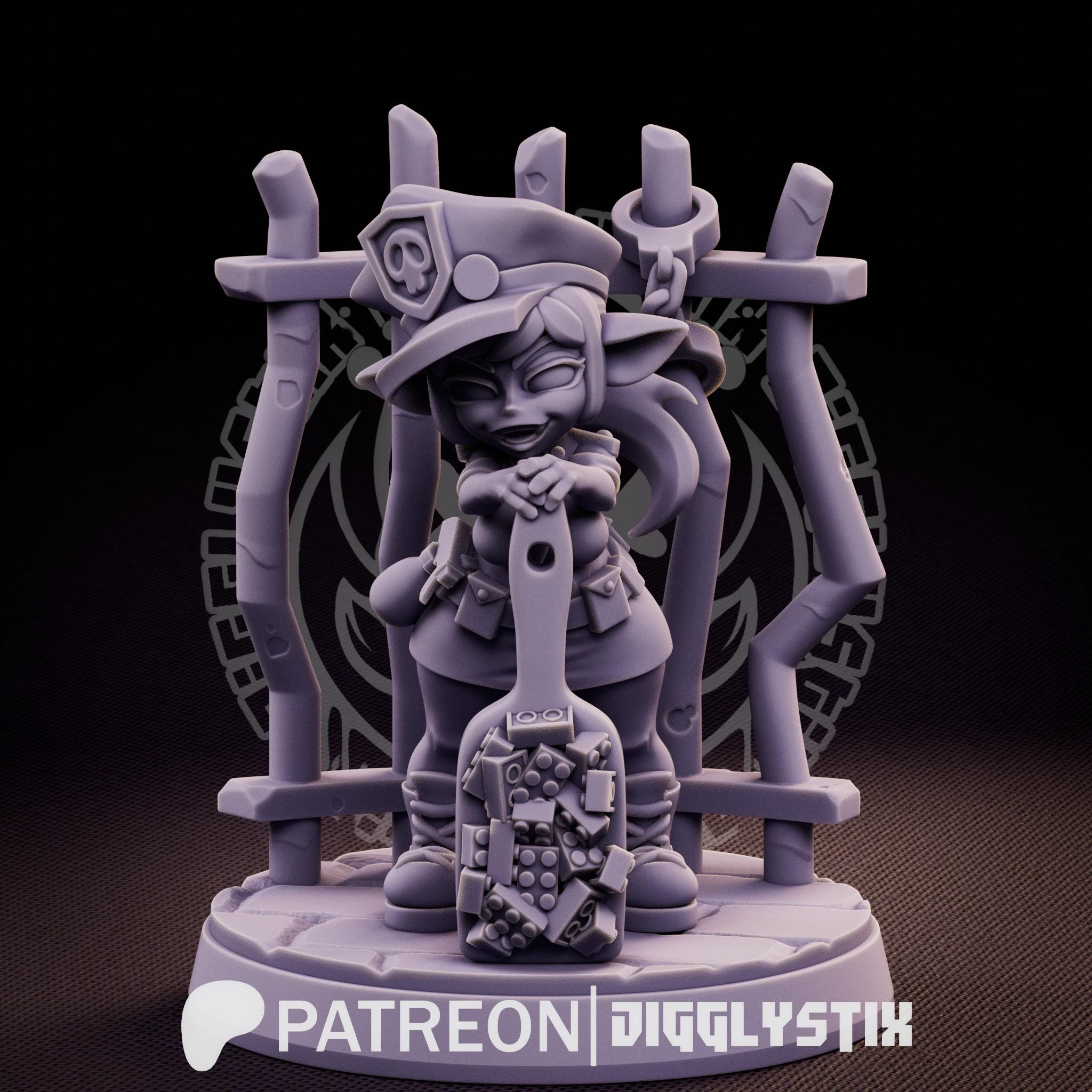 Bonk Police 3d Printed Miniatures 75mm - Etsy