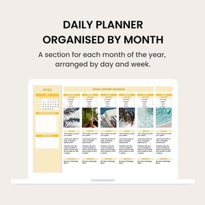 2024 Content Calendar, Social Media Planner, Social Media Content ...