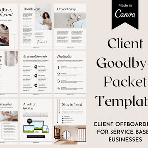 Client Goodbye Packet Client Offboarding Virtual Assistant - Etsy