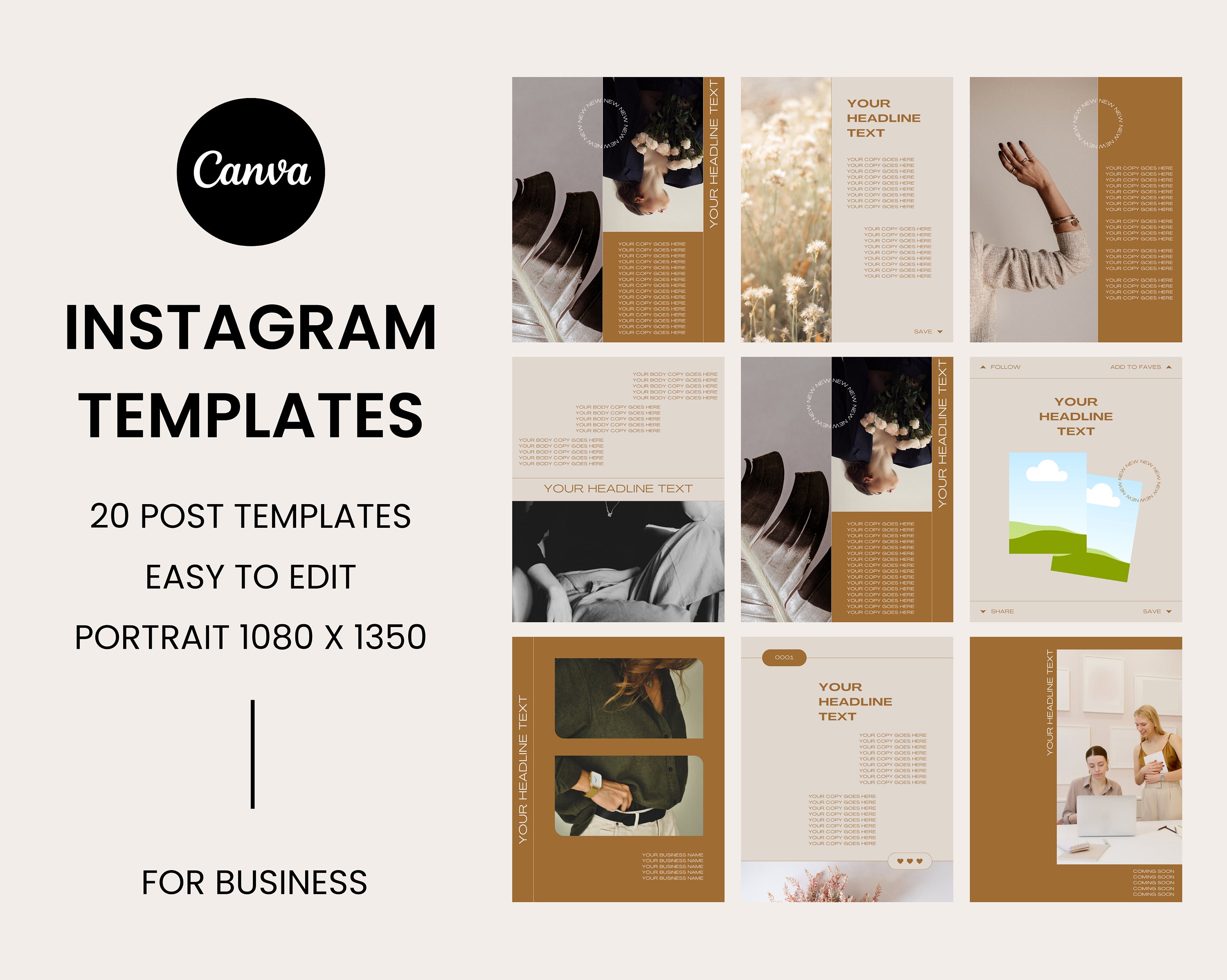 Instagram Post Canva Template, Canva Template Instagram, Business ... Instagram Post Canva Template, Canva Template Instagram, Business ...