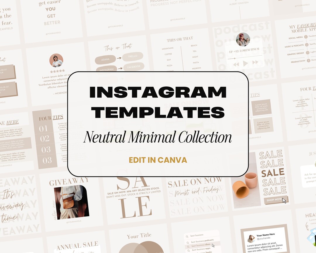 Plantilla de publicación de Instagram Canva, Plantillas de redes sociales para pequeñas empresas ...