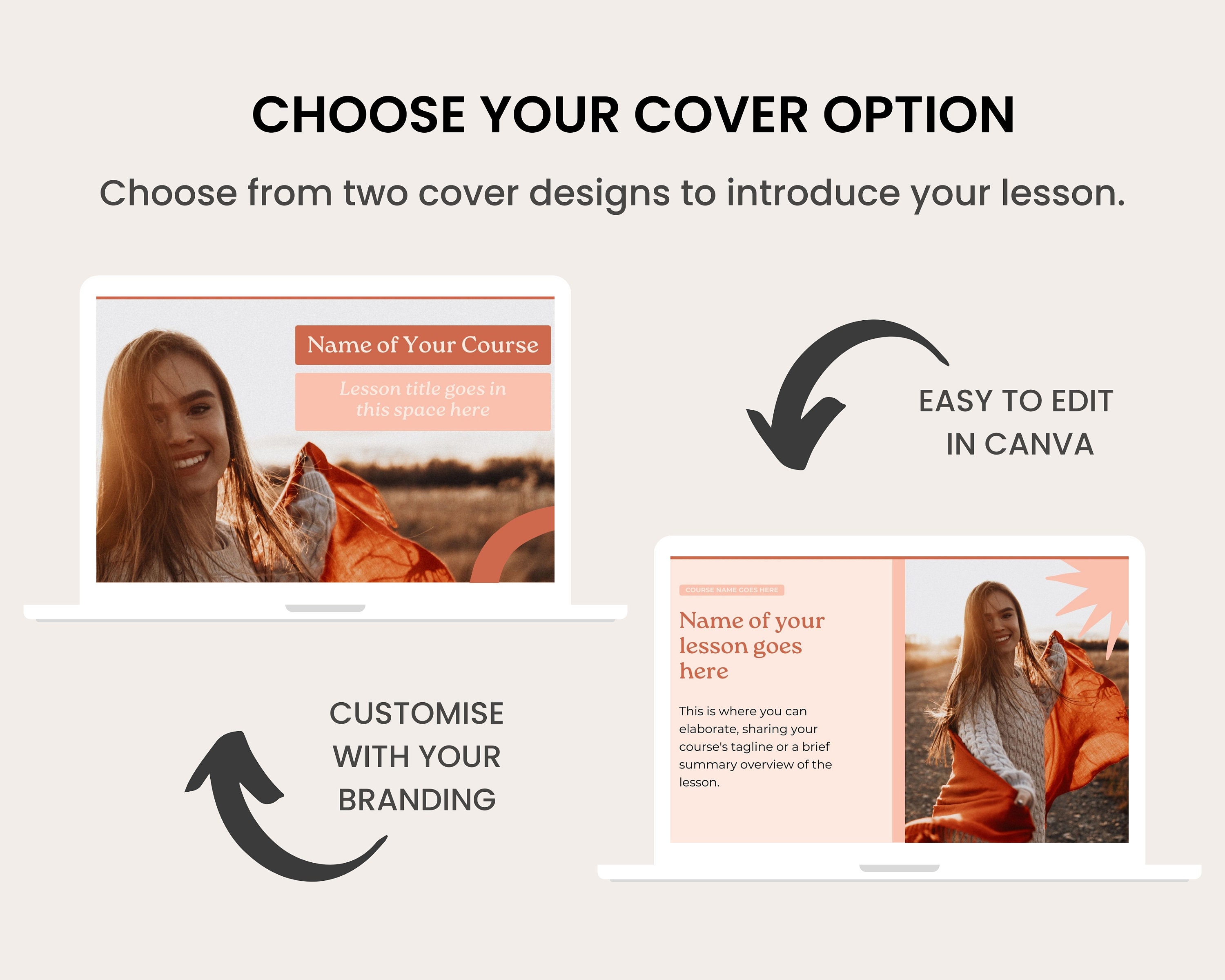 Course Template Canva, Online Course Slides, Presentation Template ...