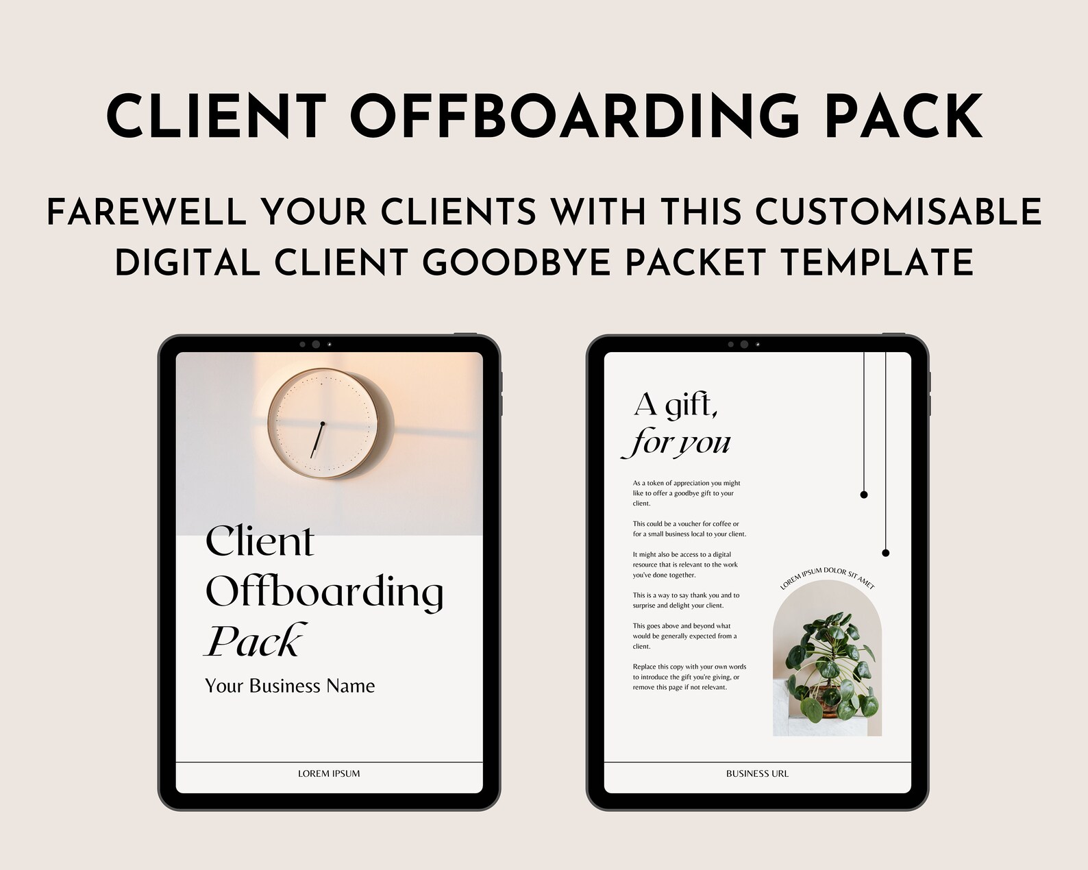 Client Goodbye Packet Client Offboarding Virtual Assistant - Etsy