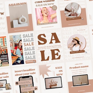 Instagram Sale Template, Instagram Post Canva Template, Instagram ...