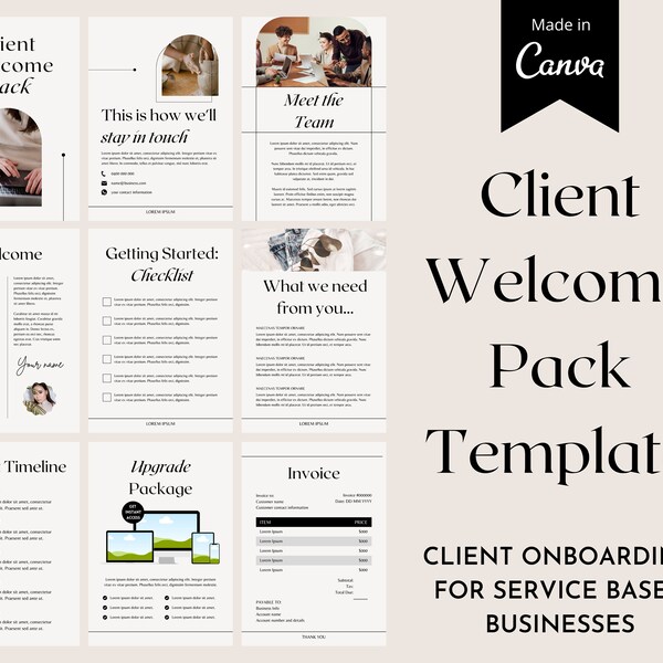 Welcome Packet - Etsy